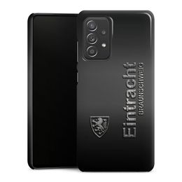 DeinDesign Galaxy A52s 5G Handy Premium Case Smartphone Handyh&uuml;lle Schutzh&uuml;lle gl&auml;nzend Official Licensed Product Eintracht Braunschweig Logo Premium Case