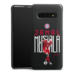 DeinDesign Galaxy S10 Handy Premium Case Smartphone Handyh&uuml;lle Schutzh&uuml;lle gl&auml;nzend Fc Bayern M&uuml;nchen Jamal Musiala Official Licensed Product Premium Case