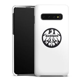 DeinDesign Galaxy S10 Handy Premium Case Smartphone Handyh&uuml;lle Schutzh&uuml;lle gl&auml;nzend Eagle Logo Eintracht Frankfurt Premium Case