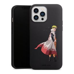 DeinDesign iPhone 13 Pro Max Handy Premium Silikon H&uuml;lle Handyh&uuml;lle schwarz Case Sensei Naruto Shippuden Hokage Silikon Premium Case