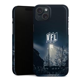 DeinDesign iPhone 15 Plus Handy Premium Case Smartphone Handyh&uuml;lle Schutzh&uuml;lle gl&auml;nzend Soccer Vfl Osnabr&uuml;ck Official Licensed Product Premium Case