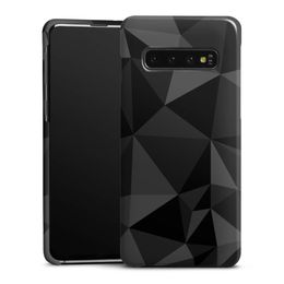 DeinDesign Galaxy S10 Handy Premium Case Smartphone Handyh&uuml;lle Schutzh&uuml;lle gl&auml;nzend Abstract Muster Geometric Premium Case