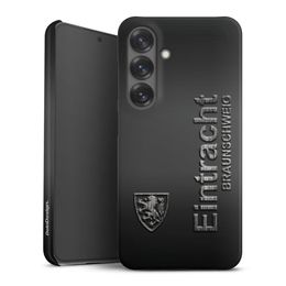 DeinDesign Galaxy S25 Handy Premium Case Smartphone Handyh&uuml;lle Schutzh&uuml;lle matt Logo Eintracht Braunschweig Official Licensed Product Premium Case