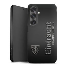 DeinDesign Galaxy S25 Handy Premium Case Smartphone Handyh&uuml;lle Schutzh&uuml;lle gl&auml;nzend Logo Eintracht Braunschweig Official Licensed Product Premium Case