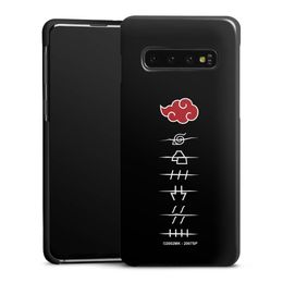 DeinDesign Galaxy S10 Handy Premium Case Smartphone Handyh&uuml;lle Schutzh&uuml;lle gl&auml;nzend Naruto Shippuden Official Licensed Product Akatsuki Premium Case