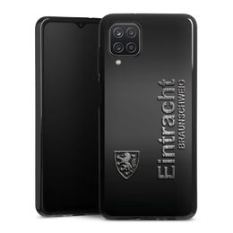 DeinDesign Galaxy A12 Handy Silikon H&uuml;lle Case schwarz Handyh&uuml;lle Eintracht Braunschweig Logo Official Licensed Product