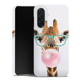 DeinDesign Galaxy A36 5G Handy Premium Case Smartphone Handyh&uuml;lle Schutzh&uuml;lle matt Giraffe Animals Glasses Premium Case
