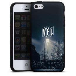 DeinDesign iPhone SE (2016-2019) Handy Silikon H&uuml;lle Case schwarz Handyh&uuml;lle Soccer Vfl Osnabr&uuml;ck Official Licensed Product