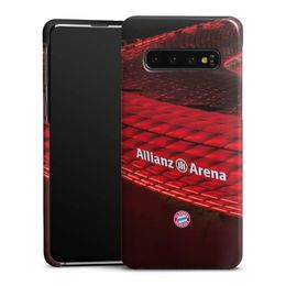 DeinDesign Galaxy S10 Handy Premium Case Smartphone Handyh&uuml;lle Schutzh&uuml;lle gl&auml;nzend Fc Bayern M&uuml;nchen Stadium Fcb Premium Case