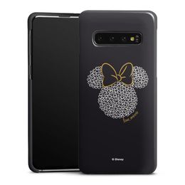DeinDesign Galaxy S10 Handy Premium Case Smartphone Handyh&uuml;lle Schutzh&uuml;lle gl&auml;nzend Minnie Mouse Muster Disney Premium Case
