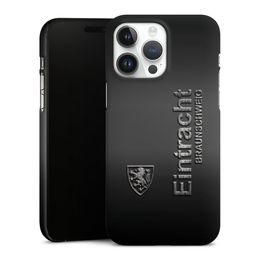 DeinDesign iPhone 14 Pro Max Handy Premium Case Smartphone Handyh&uuml;lle Schutzh&uuml;lle matt Logo Eintracht Braunschweig Official Licensed Product Premium Case