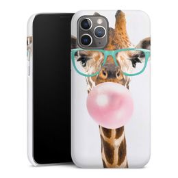 DeinDesign iPhone 12 Pro Handy Premium Case Smartphone Handyh&uuml;lle Schutzh&uuml;lle matt Giraffe Animals Glasses Premium Case