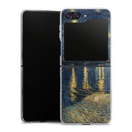 DeinDesign Galaxy Z Flip 5 Handy Hard Case Schutzh&uuml;lle transparent Smartphone Handy H&uuml;lle Kunst Painting Hard Case