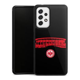 DeinDesign Galaxy A53 5G Handy Gallery Case Handyh&uuml;lle 9H Geh&auml;rtetes Glas R&uuml;ckseite H&uuml;lle Eintracht Frankfurt Official Licensed Product Stadium Gallery Case