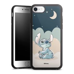 DeinDesign iPhone SE (2020) Handy Gallery Case Handyh&uuml;lle 9H Geh&auml;rtetes Glas R&uuml;ckseite H&uuml;lle Moon Disney Lilo & Stitch Gallery Case