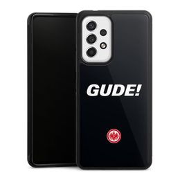DeinDesign Galaxy A53 5G Handy Gallery Case Handyh&uuml;lle 9H Geh&auml;rtetes Glas R&uuml;ckseite H&uuml;lle Bundesliga Official Licensed Product Eintracht Frankfurt Gallery Case