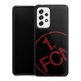 DeinDesign Galaxy A53 5G Handy Gallery Case Handyh&uuml;lle 9H Geh&auml;rtetes Glas R&uuml;ckseite H&uuml;lle Merchandise Texture 1. Fcn Gallery Case