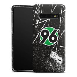 DeinDesign Galaxy S10 Handy Premium Case Smartphone Handyh&uuml;lle Schutzh&uuml;lle gl&auml;nzend Coat Of Arms H96 Hannover 96 Premium Case