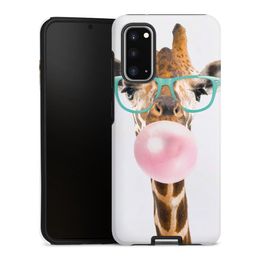 DeinDesign Galaxy S20 Handy Panzer Handyh&uuml;lle robuste Outdoor H&uuml;lle Schutzh&uuml;lle matt Giraffe Animals Glasses Tough Case
