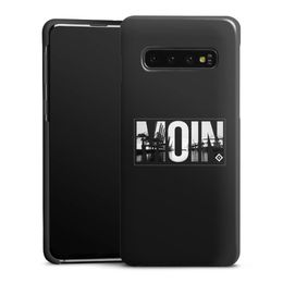 DeinDesign Galaxy S10 Handy Premium Case Smartphone Handyh&uuml;lle Schutzh&uuml;lle gl&auml;nzend Hamburger Sv Hsv Official Licensed Product Premium Case