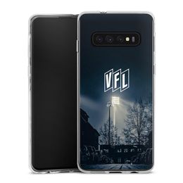 DeinDesign Galaxy S10 Plus Handy Silikon H&uuml;lle Case transparent Handyh&uuml;lle Soccer Vfl Osnabr&uuml;ck Official Licensed Product Silikon Case