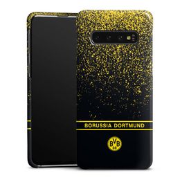 DeinDesign Galaxy S10 Handy Premium Case Smartphone Handyh&uuml;lle Schutzh&uuml;lle gl&auml;nzend Ombre Borussia Dortmund Bvb Premium Case