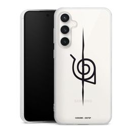 DeinDesign Galaxy S23 FE Handy Silikon H&uuml;lle Case transparent Handyh&uuml;lle Konoha Sasuke Naruto Shippuden Silikon Case