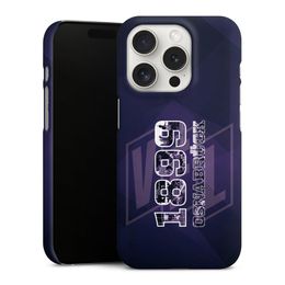 DeinDesign iPhone 15 Pro Handy Premium Case Smartphone Handyh&uuml;lle Schutzh&uuml;lle matt Vfl Osnabr&uuml;ck Sports Official Licensed Product Premium Case