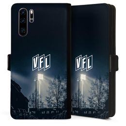 DeinDesign Huawei P30 Pro Handy Klapph&uuml;lle Handyh&uuml;lle aus Kunst Leder schwarz Flip Case Soccer Vfl Osnabr&uuml;ck Official Licensed Product Sideflip mit langer Lasche