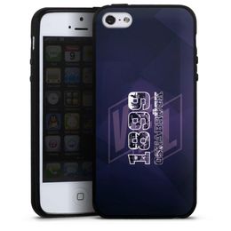 DeinDesign iPhone SE (2016-2019) Handy Silikon H&uuml;lle Case schwarz Handyh&uuml;lle Vfl Osnabr&uuml;ck Sports Official Licensed Product
