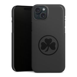 DeinDesign iPhone 15 Plus Handy Premium Case Smartphone Handyh&uuml;lle Schutzh&uuml;lle gl&auml;nzend Official Licensed Product Spvgg Greuther F&uuml;rth Clover Premium Case