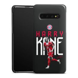 DeinDesign Galaxy S10 Handy Premium Case Smartphone Handyh&uuml;lle Schutzh&uuml;lle gl&auml;nzend Fc Bayern M&uuml;nchen Official Licensed Product Harry Kane Premium Case
