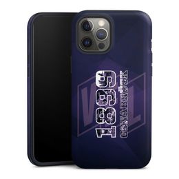 DeinDesign iPhone 12 Pro Handy Panzer Handyh&uuml;lle robuste Outdoor H&uuml;lle Schutzh&uuml;lle matt Vfl Osnabr&uuml;ck Sports Official Licensed Product Tough Case