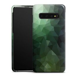 DeinDesign Galaxy S10 Handy Premium Case Smartphone Handyh&uuml;lle Schutzh&uuml;lle gl&auml;nzend Wanderlust Sky Mountain Premium Case