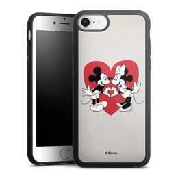 DeinDesign iPhone SE (2020) Handy Gallery Case Handyh&uuml;lle 9H Geh&auml;rtetes Glas R&uuml;ckseite H&uuml;lle Disney Heart Gallery Case