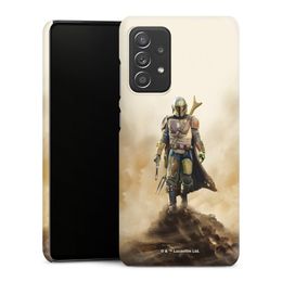 DeinDesign Galaxy A52s 5G Handy Premium Case Smartphone Handyh&uuml;lle Schutzh&uuml;lle matt The Mandalorian Star Wars Official Licensed Product Premium Case