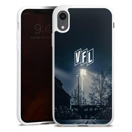 DeinDesign iPhone Xr Handy Silikon H&uuml;lle Case wei&szlig; Handyh&uuml;lle Soccer Vfl Osnabr&uuml;ck Official Licensed Product Silikon Case