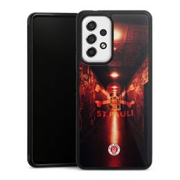 DeinDesign Galaxy A53 5G Handy Gallery Case Handyh&uuml;lle 9H Geh&auml;rtetes Glas R&uuml;ckseite H&uuml;lle Official Licensed Product Fc St. Pauli Gallery Case
