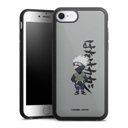 DeinDesign iPhone SE (2020) Handy Gallery Case Handyh&uuml;lle 9H Geh&auml;rtetes Glas R&uuml;ckseite H&uuml;lle Official Licensed Product Naruto Shippuden Kakashi Gallery Case