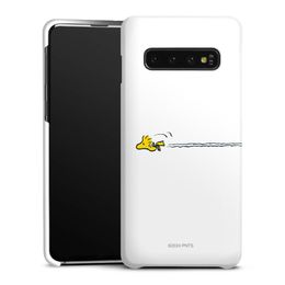 DeinDesign Galaxy S10 Handy Premium Case Smartphone Handyh&uuml;lle Schutzh&uuml;lle gl&auml;nzend Peanuts Official Licensed Product Children Premium Case