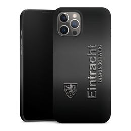 DeinDesign iPhone 12 Pro Max Handy Premium Case Smartphone Handyh&uuml;lle Schutzh&uuml;lle matt Logo Eintracht Braunschweig Official Licensed Product Premium Case
