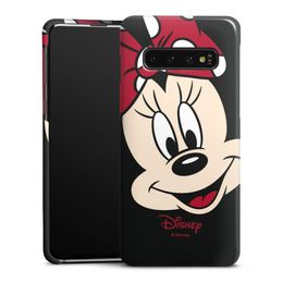 DeinDesign Galaxy S10 Handy Premium Case Smartphone Handyh&uuml;lle Schutzh&uuml;lle gl&auml;nzend Disney Minnie Mouse Official Licensed Product Premium Case