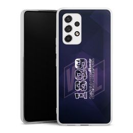 DeinDesign Galaxy A53 5G Handy Silikon H&uuml;lle Case transparent Handyh&uuml;lle Official Licensed Product Sports Vfl Osnabr&uuml;ck Silikon Case