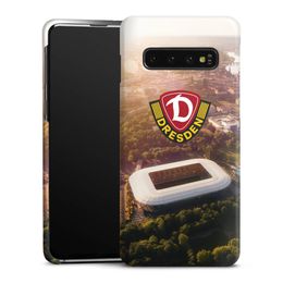 DeinDesign Galaxy S10 Handy Premium Case Smartphone Handyh&uuml;lle Schutzh&uuml;lle gl&auml;nzend Sgd Sg Dynamo Dresden Stadium Premium Case