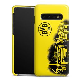 DeinDesign Galaxy S10 Handy Premium Case Smartphone Handyh&uuml;lle Schutzh&uuml;lle gl&auml;nzend Stadium Bvb Borussia Dortmund Premium Case