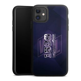 DeinDesign iPhone 11 Handy Premium Silikon H&uuml;lle Handyh&uuml;lle schwarz Case Official Licensed Product Sports Vfl Osnabr&uuml;ck Silikon Premium Case