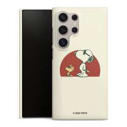 DeinDesign Galaxy S24 Ultra Handy Premium Case Smartphone Handyh&uuml;lle Schutzh&uuml;lle gl&auml;nzend Snoopy Official Licensed Product Kindheit Premium Case
