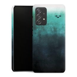 DeinDesign Galaxy A52s 5G Handy Premium Case Smartphone Handyh&uuml;lle Schutzh&uuml;lle matt Fish Water Turquoise Premium Case