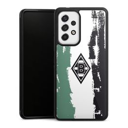 DeinDesign Galaxy A53 5G Handy Gallery Case Handyh&uuml;lle 9H Geh&auml;rtetes Glas R&uuml;ckseite H&uuml;lle Borussia M&ouml;nchengladbach Official Licensed Product Coat Of Arms Gallery