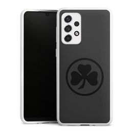 DeinDesign Galaxy A33 5G Handy Silikon H&uuml;lle Case wei&szlig; Handyh&uuml;lle Spvgg Greuther F&uuml;rth Official Licensed Product Clover Silikon Case